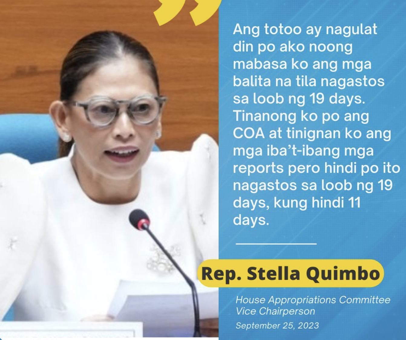 Proud Pa Daw? Rep. Quimbo Faces Backlash as She Defends VP Sara Duterte ...