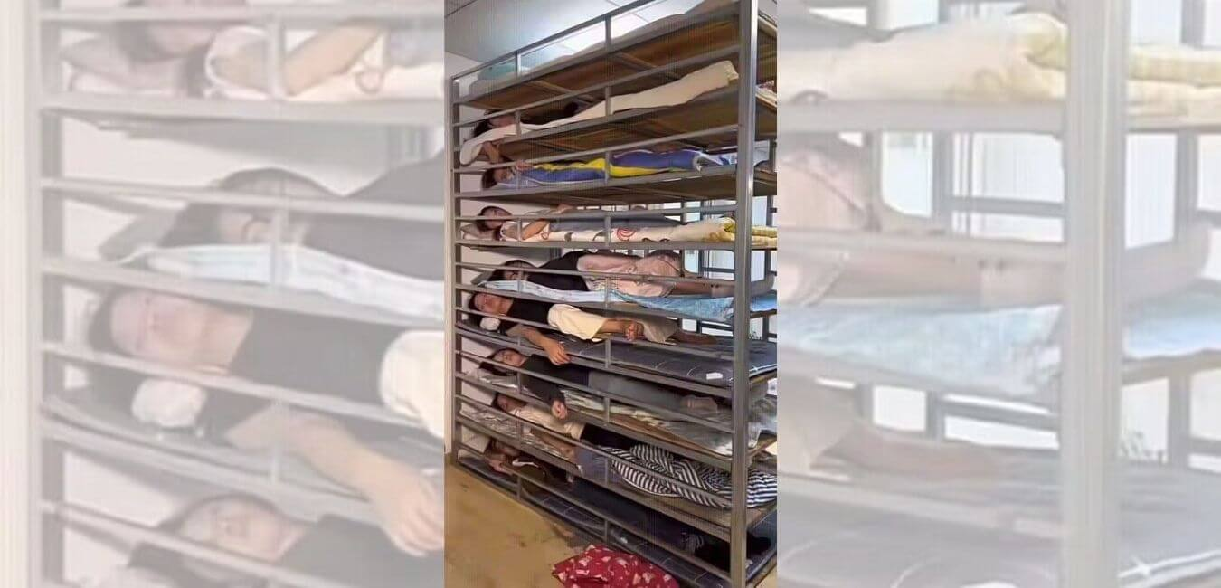 The Real Story Behind this Viral 9-Tier Ladies’ Dorm Bunk Bed Will ...