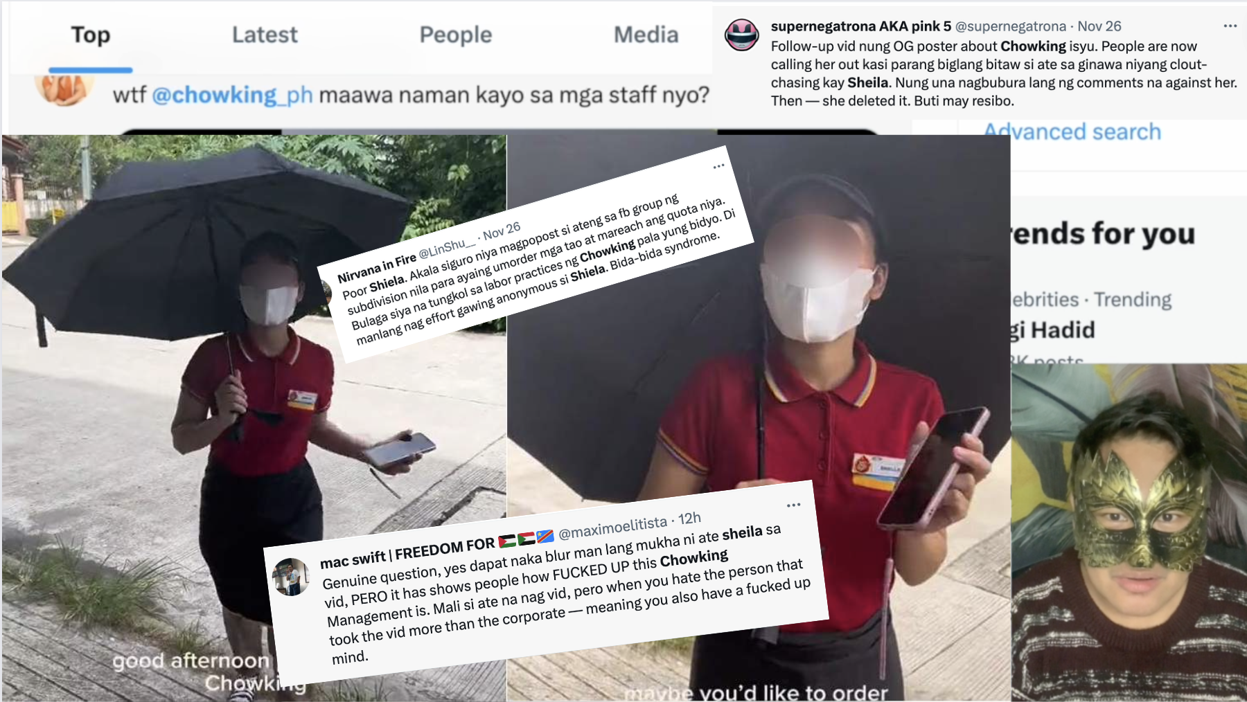 Chowking Faces Backlash as Service Crew Allegedly Forced to Roam for ...