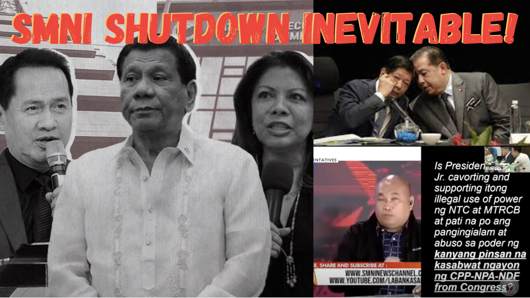 Pro-Duterte SMNI Faces Imminent Shutdown Amid Allegations of Direct Red ...