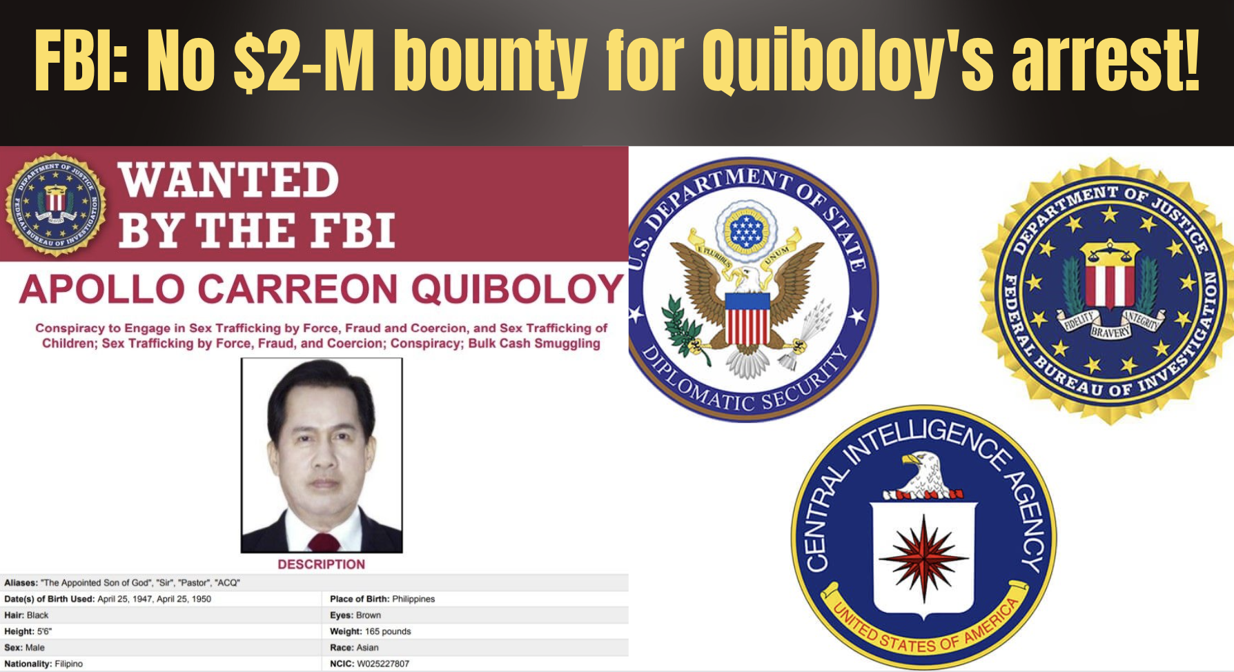 Duterte Ally Quiboloy Spreads Conspiracy Theories Amid Subpoena ...