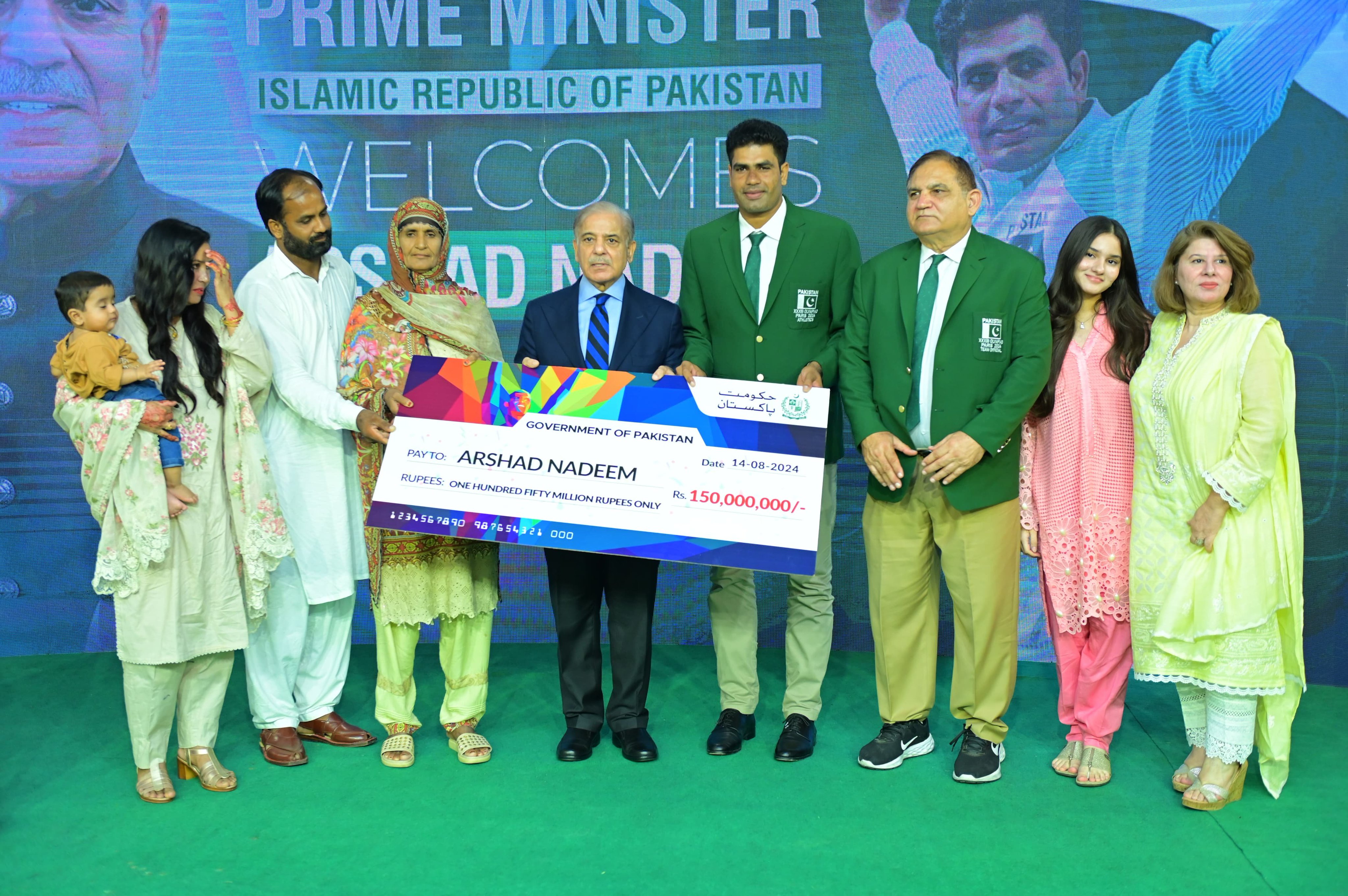 Pakistan Celebrates Arshad Nadeem’s Historic Olympic Gold with Lavish ...