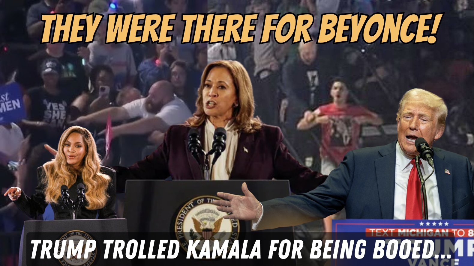 Kamala Harris Booed at Houston Rally, Beyoncé Fans Left Disappointed ...