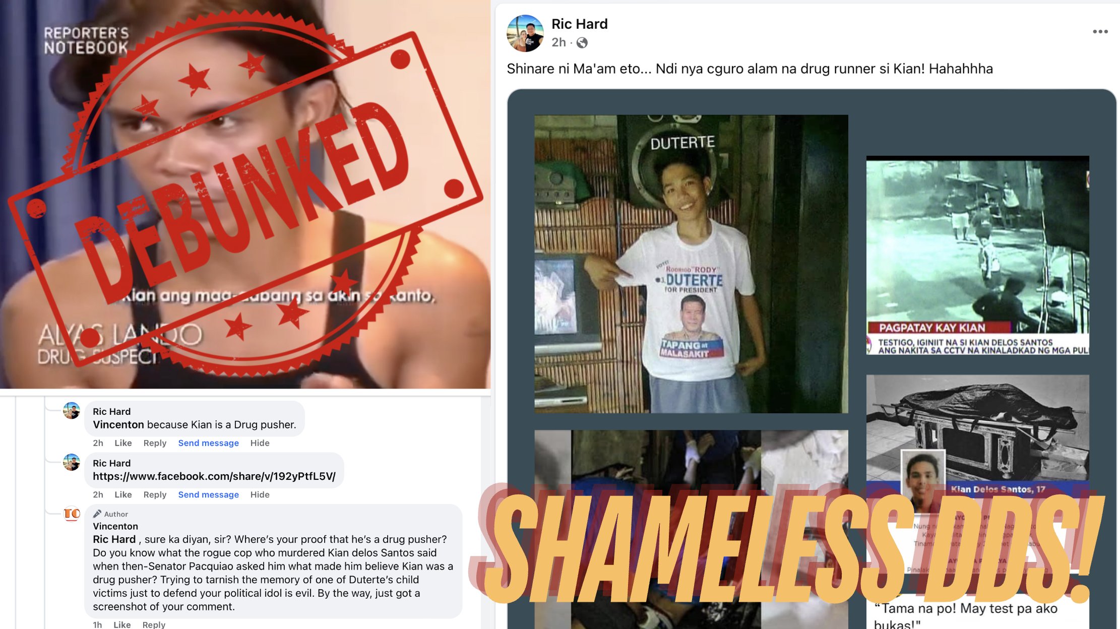 DDS Smear Kian Delos Santos with Drug Lies—All to Shield Duterte’s ...